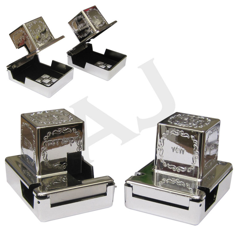 Aisenthal Judaica | Religious-Articles | Tefillin-Boxes | Silver ...